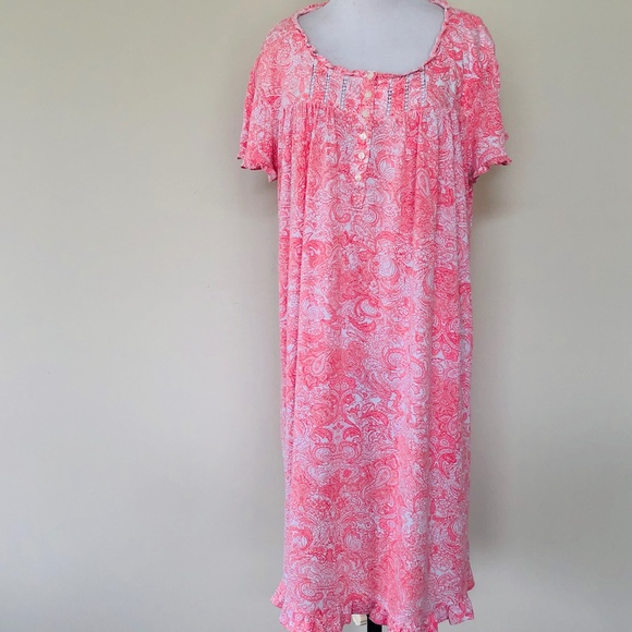 Secret Treasures | Intimates & Sleepwear | Coral Paisley Floral Xl ...